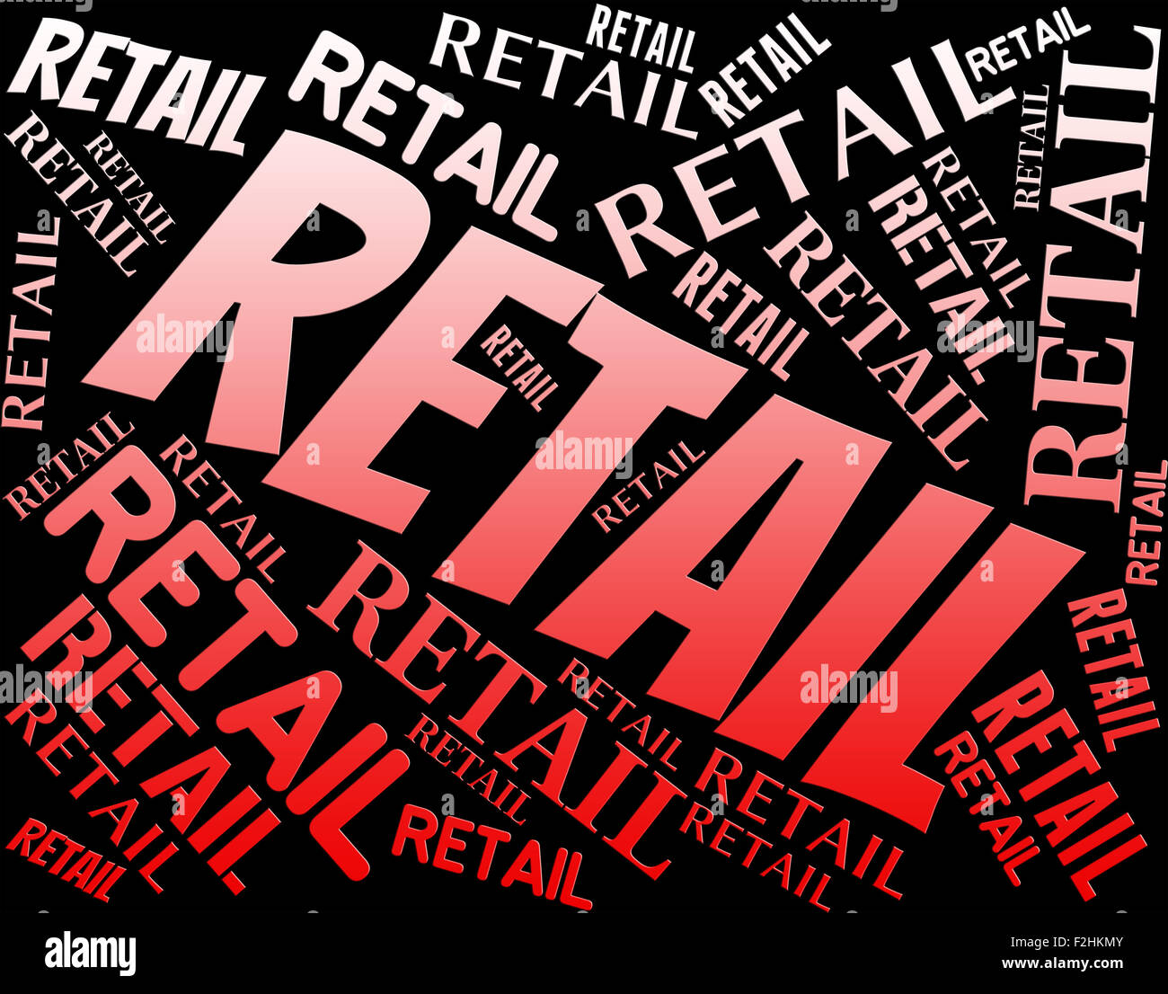 Retail word hi-res stock photography and images - Alamy