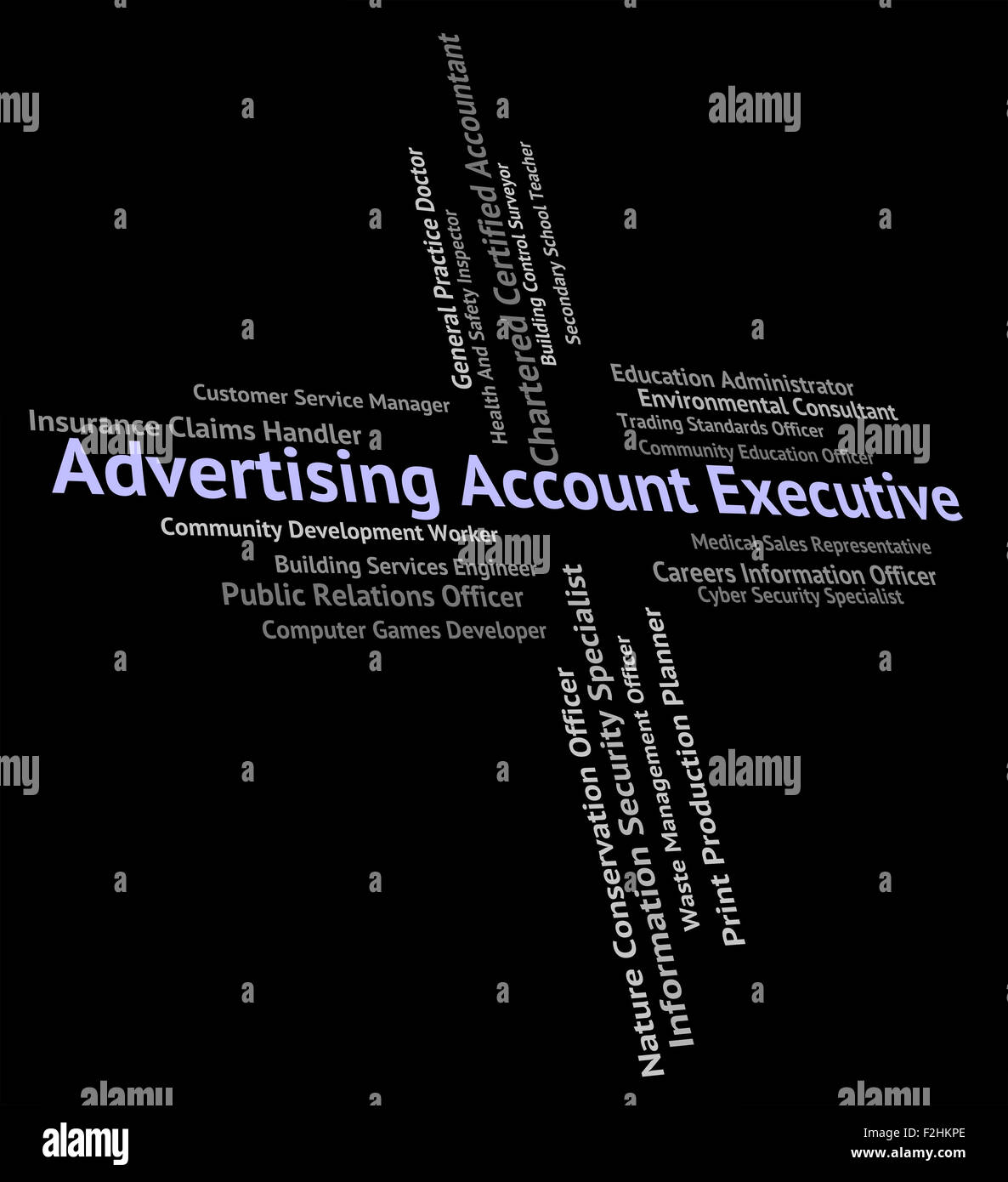 Advertising Account Executive Indicating Senior Administrator And ...