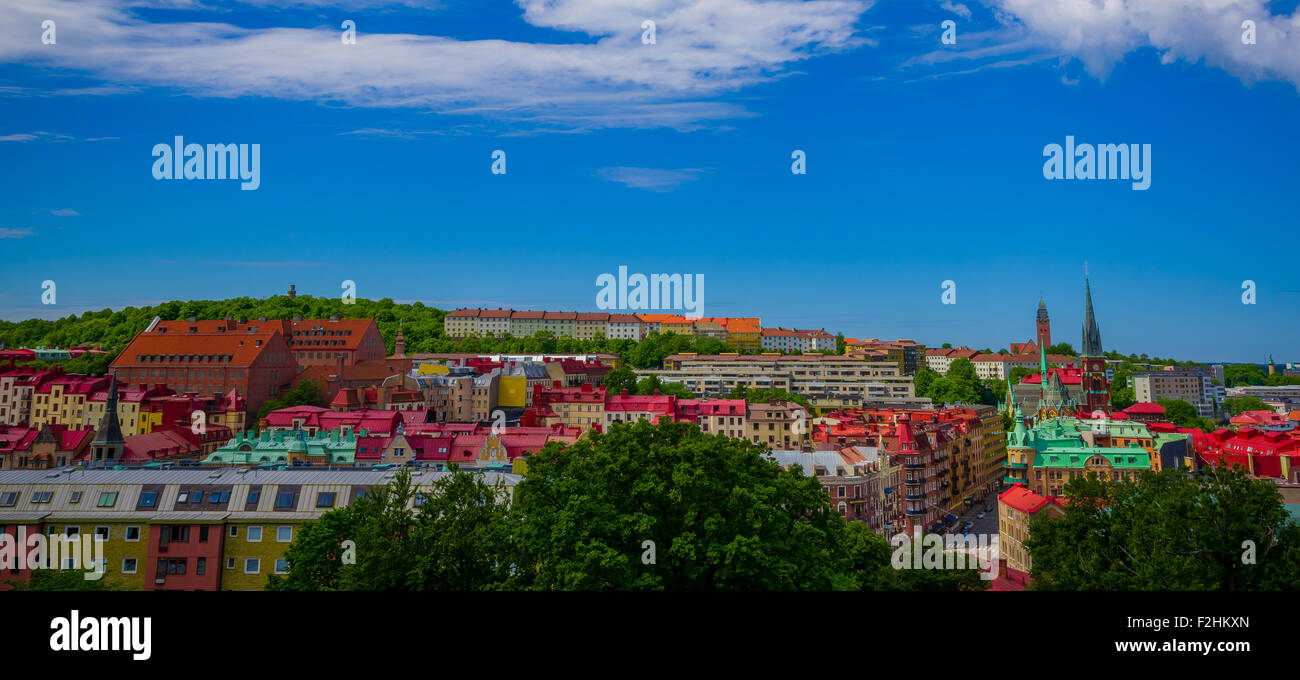 Beautiful panorama view of downtown Gothenburg Stock Photo - Alamy