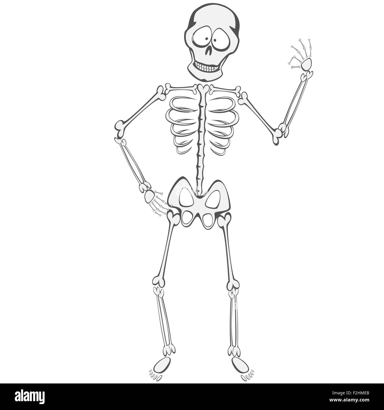 Skeleton Clip Art Black White
