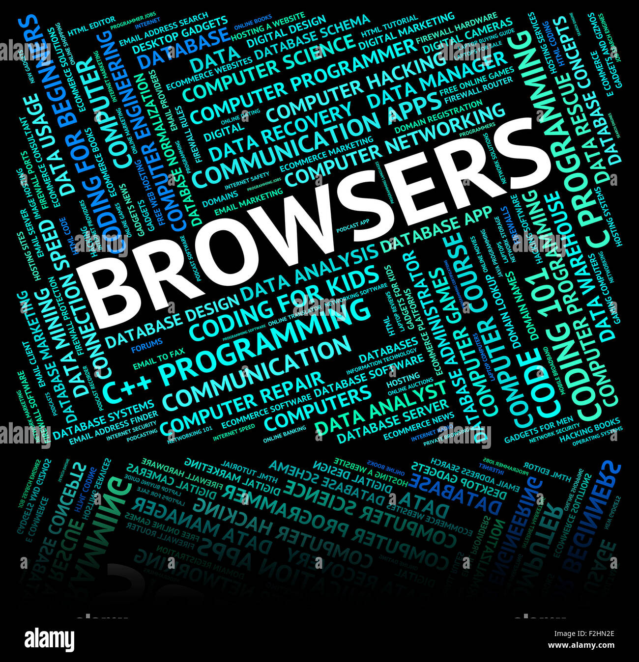 Browsers Word Indicating Words Browsing And Computer Stock Photo - Alamy