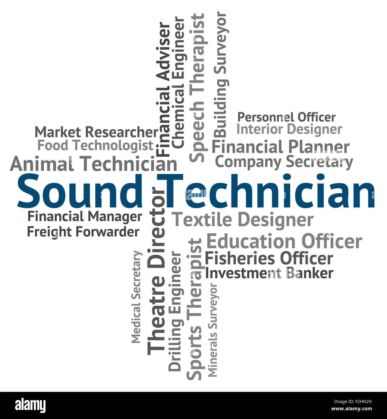 Sound Technician Representing Skilled Worker And Manufacturer Stock ...