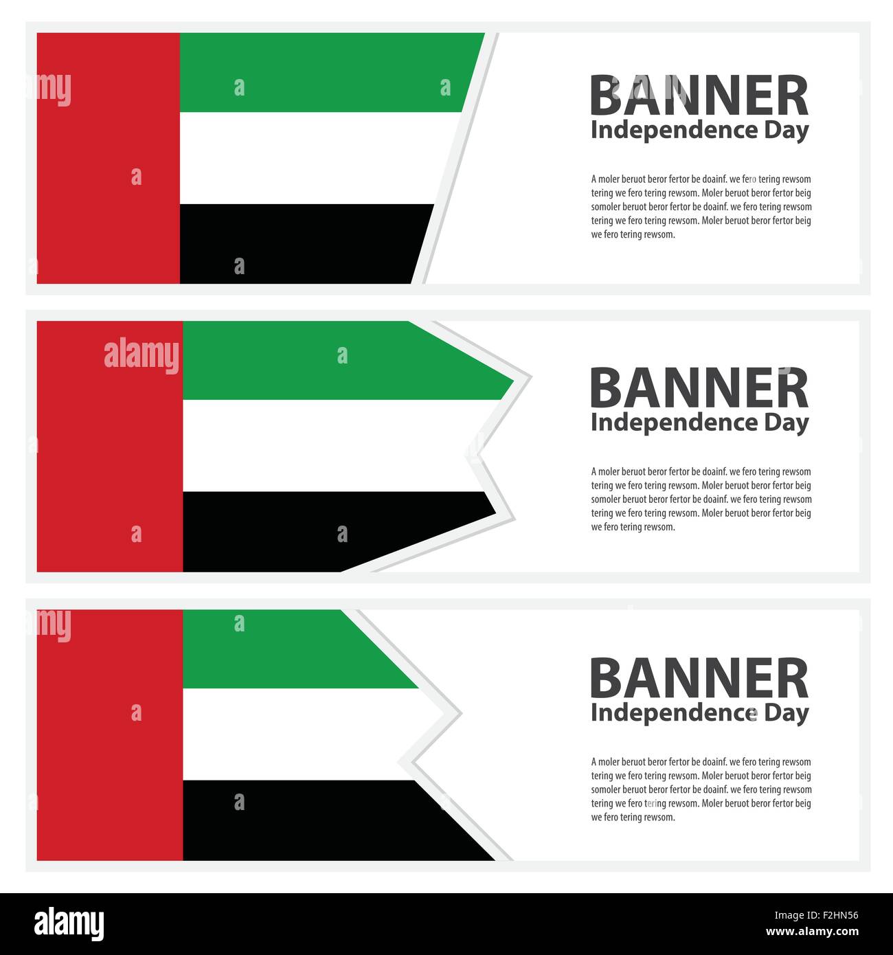 united arab emirates Flag banners collection independence day Stock ...