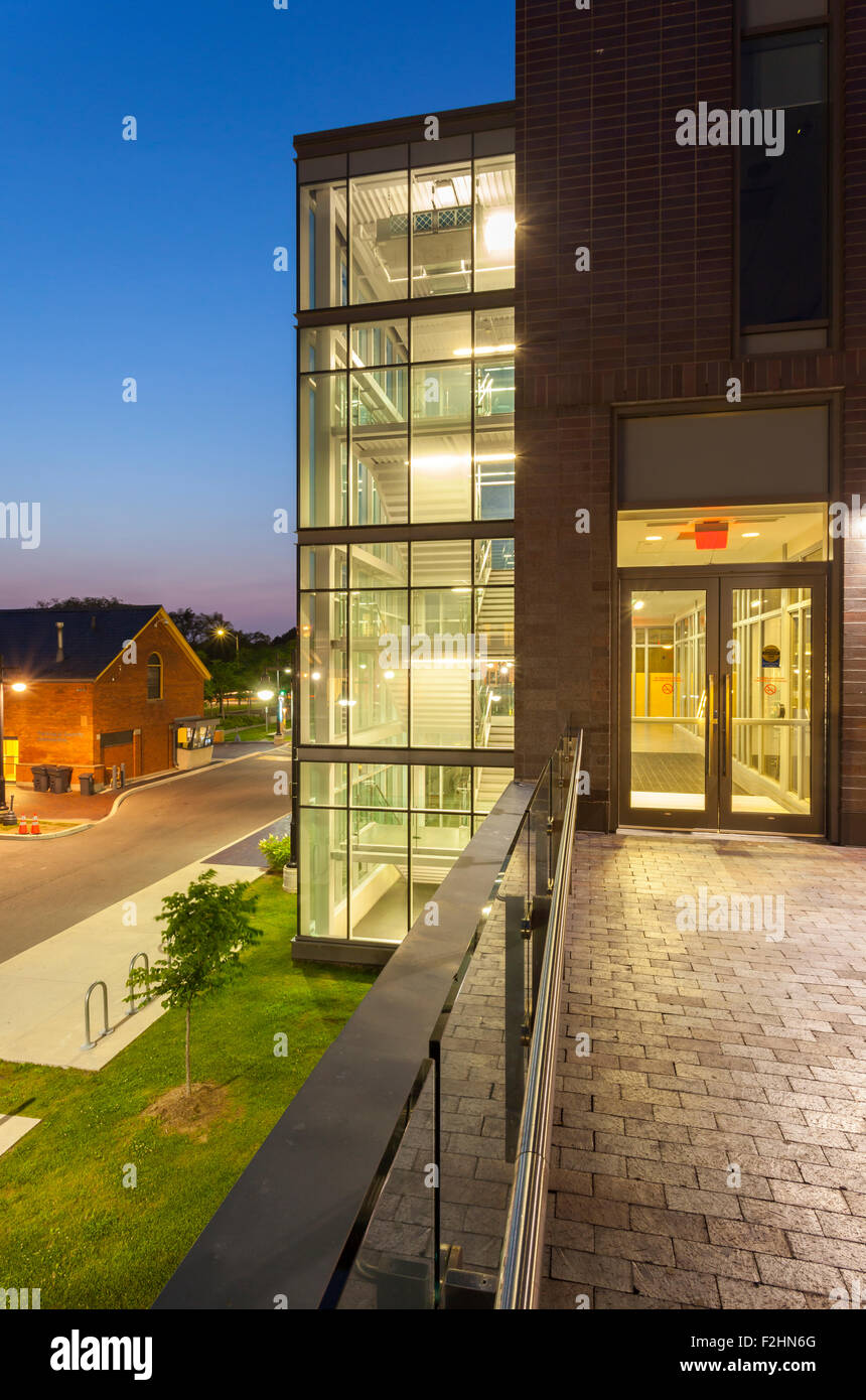A side entrance to the L Building at the Humber College Lakeshore ...