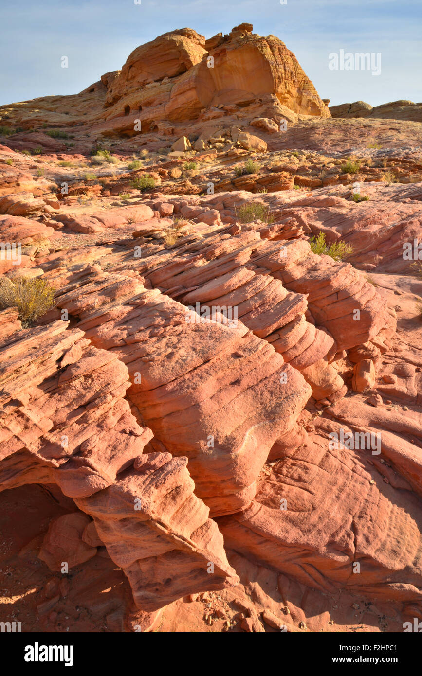 Colorful sandstone is everywhere at Valley of Fire State Park northeast ...