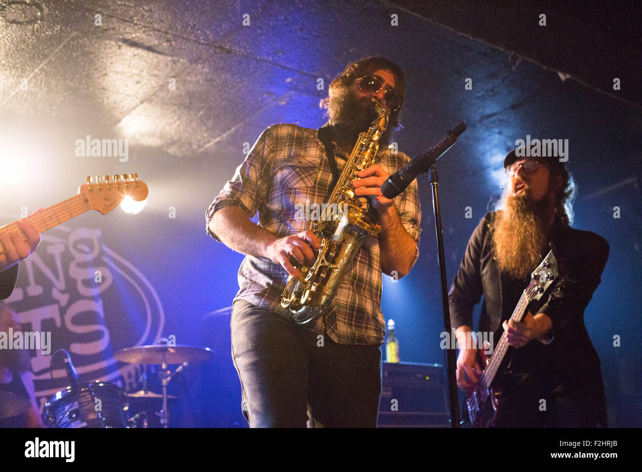 Glasgow, Scotland, UK. 18th September, 2015. The Beards, Australian ...