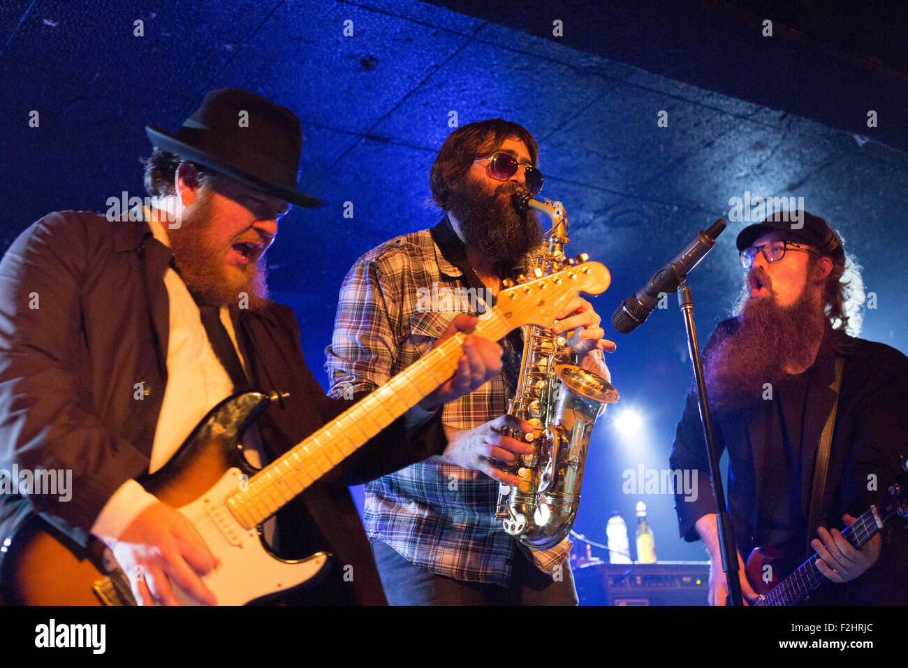 Glasgow, Scotland, UK. 18th September, 2015. The Beards, Australian ...