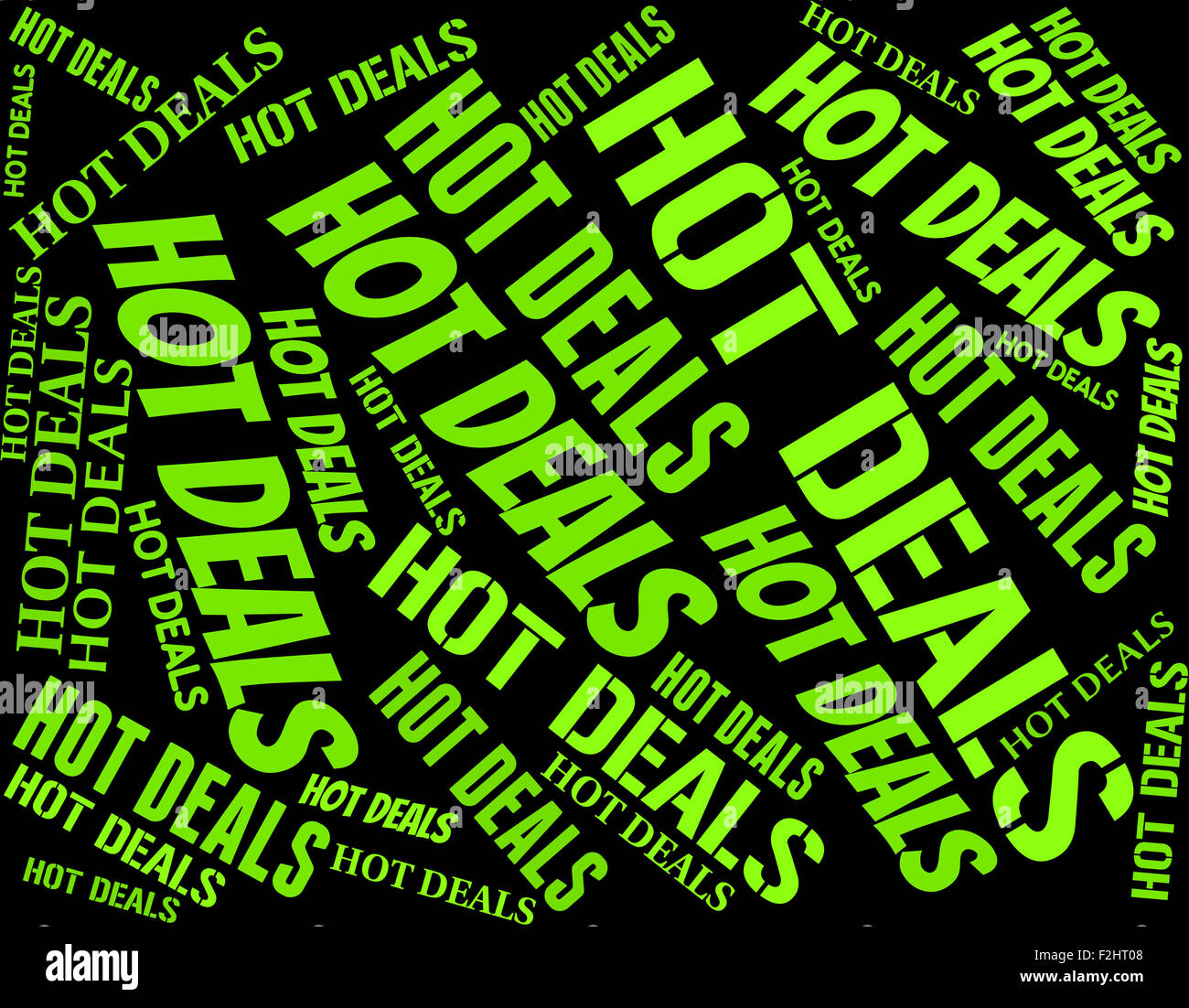 Hot Deals Representing Text Transaction And Words Stock Photo - Alamy