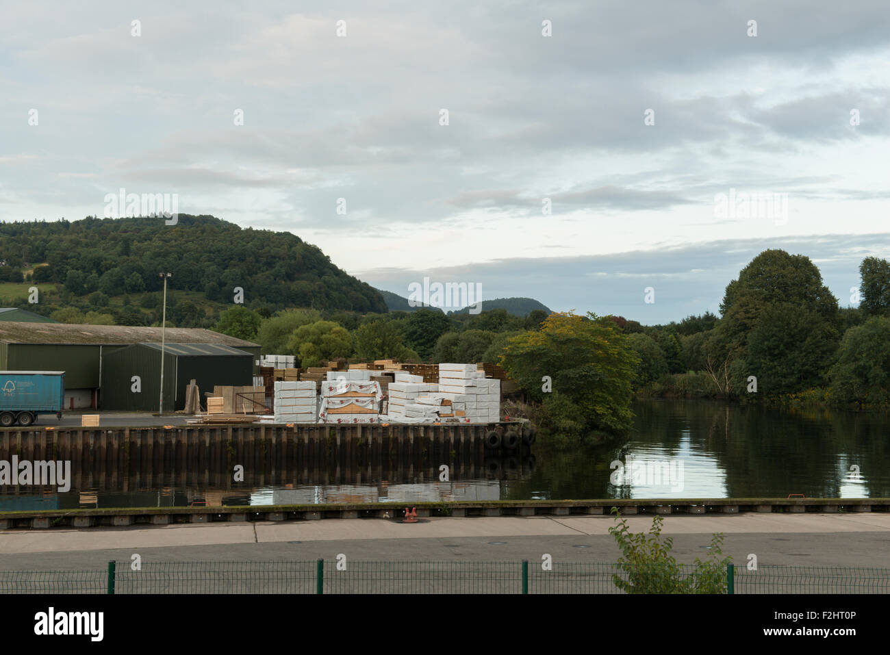 Perth harbour,lower Friarton,Perth,Scotland,UK Stock Photo - Alamy