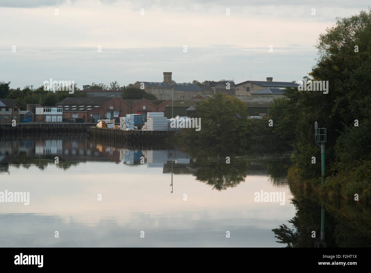 Perth harbour entrance,lower Friarton,Perth,Scotland,UK Stock Photo - Alamy