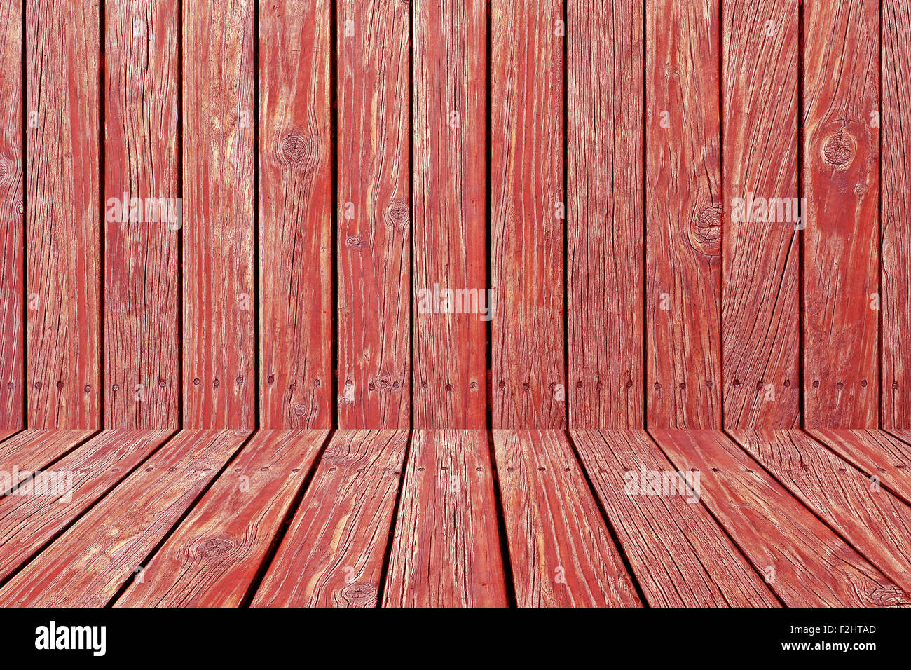 red wooden wall texture with perspective design as background Stock ...