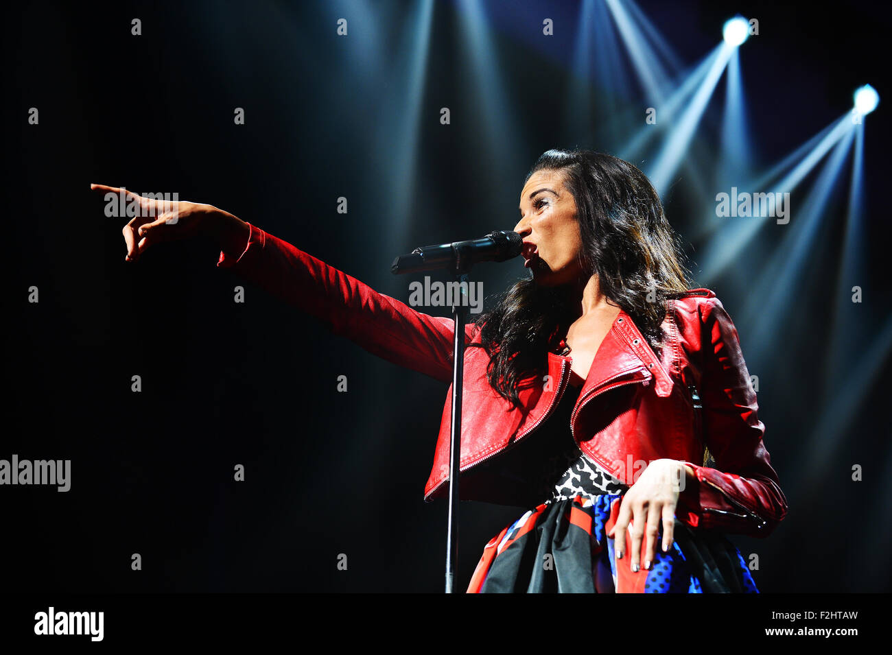Latin pop singer Natalia Jimenez performs live on stage at the James L ...