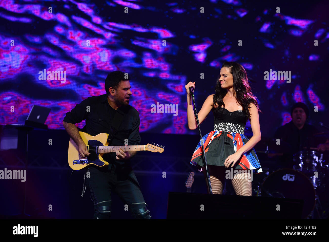 Latin pop singer Natalia Jimenez performs live on stage at the James L ...