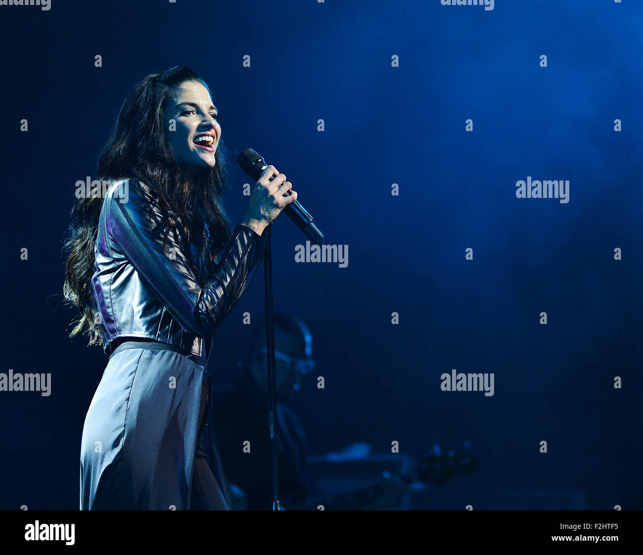 Latin pop singer Natalia Jimenez performs live on stage at the James L ...
