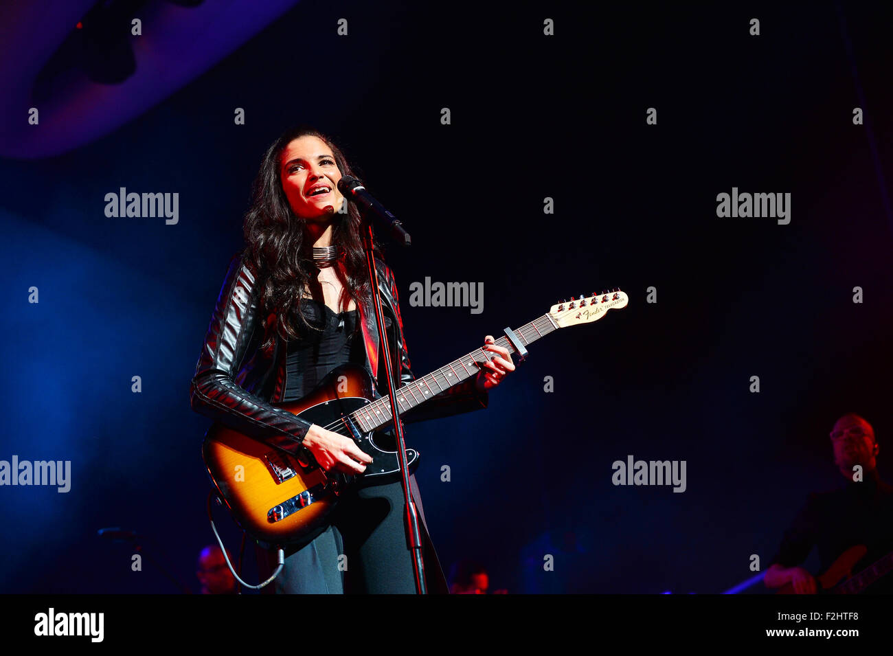Latin pop singer Natalia Jimenez performs live on stage at the James L ...