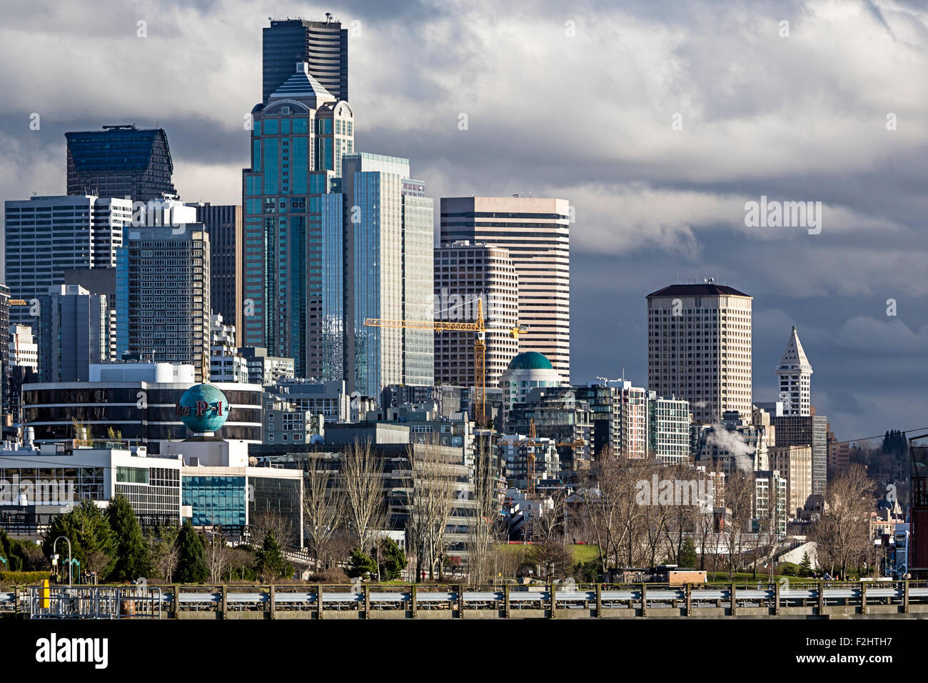 View from smith tower seattle hi-res stock photography and images - Alamy