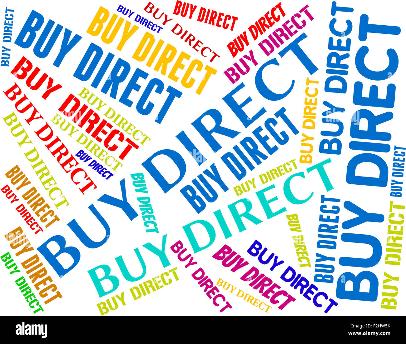 Buy Direct Showing From Distributor And Purchase Stock Photo - Alamy