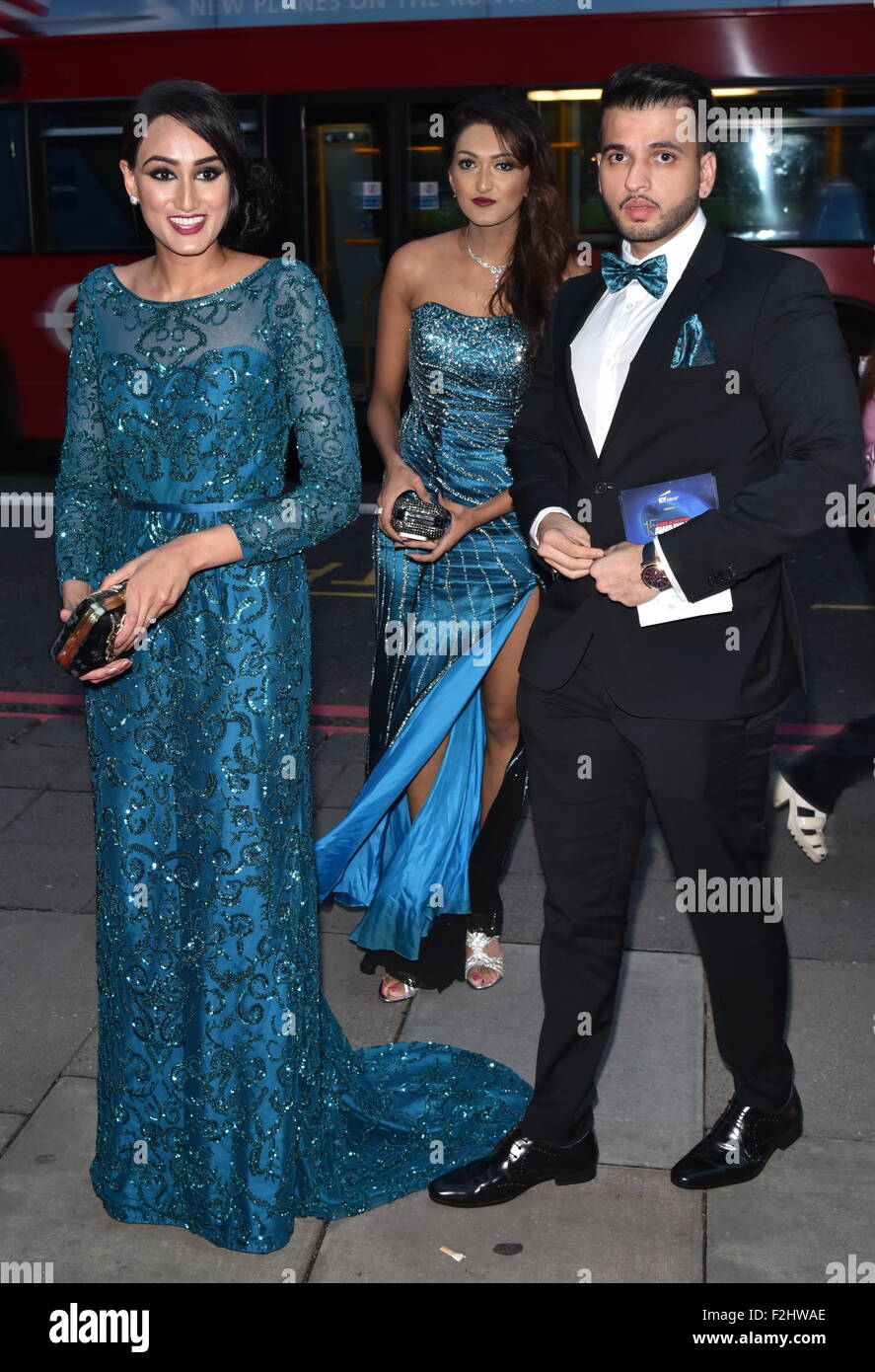 London, UK. 18th September, 2015. Arshina Priya of Desi Rascals attends ...