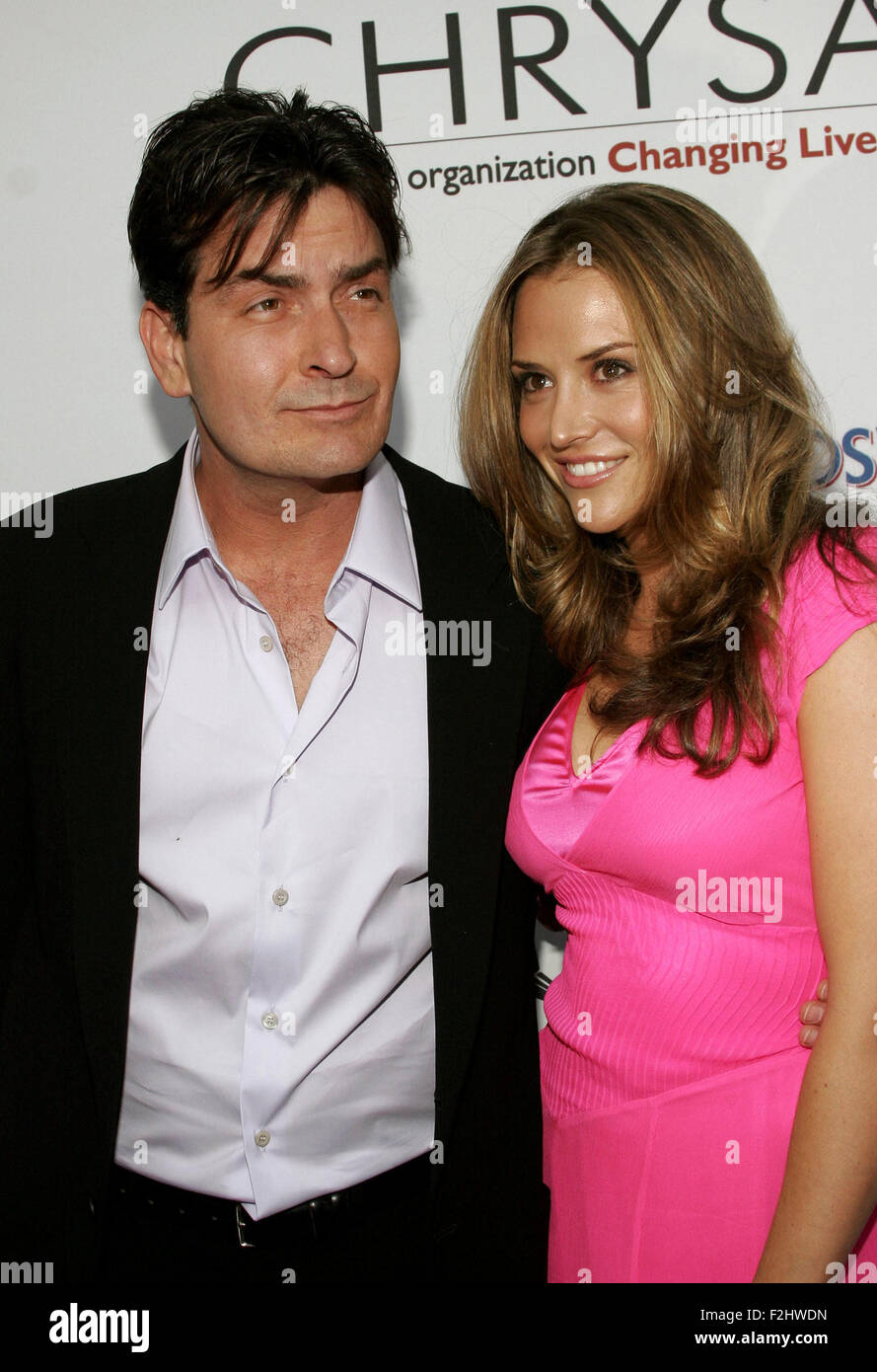 Charlie Sheen and Brooke Wolofsky attend the Chrysalis' 5th Annual ...