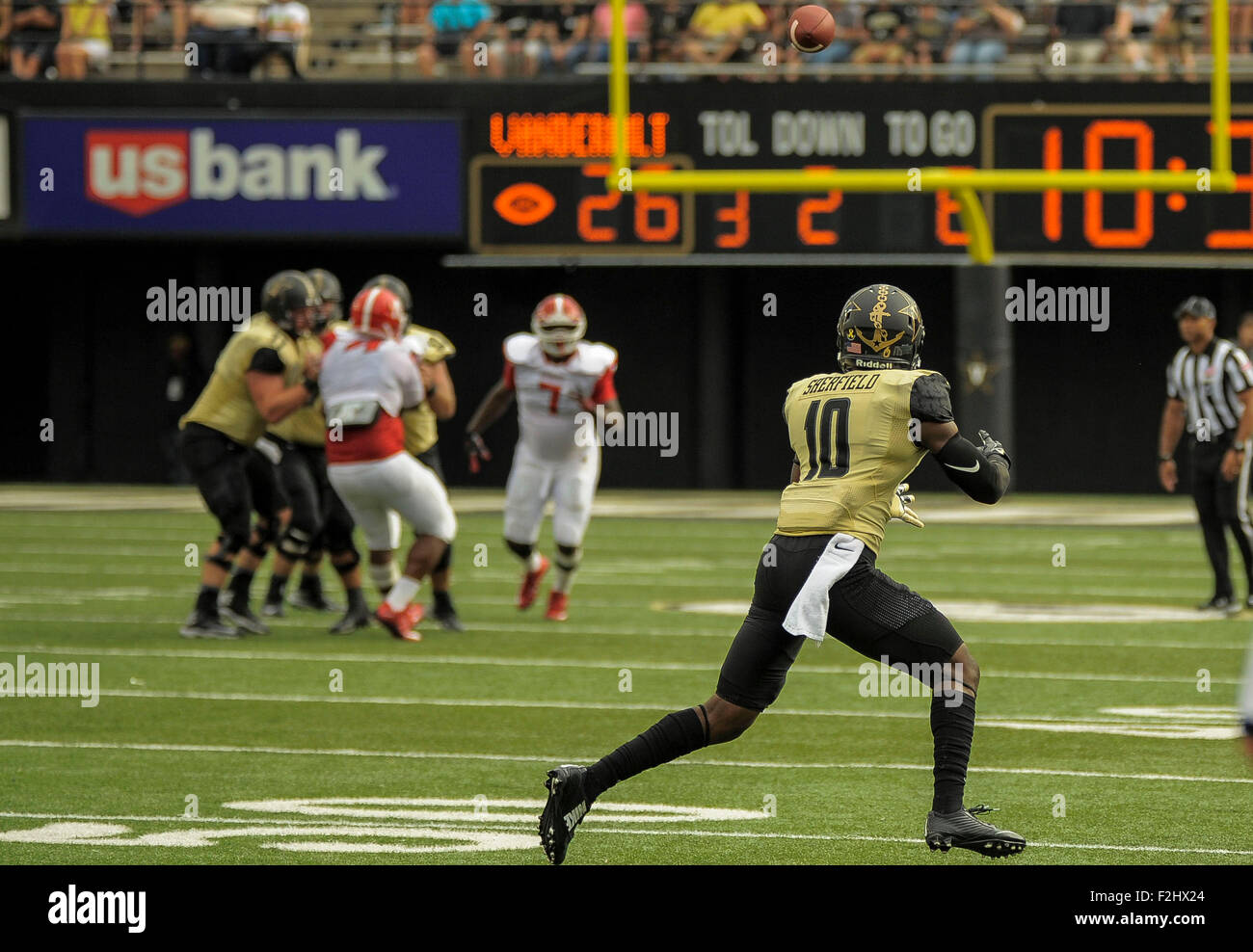 Nashville, Tennessee, USA. 19th September, 2015. Vanderbilt Commodores ...