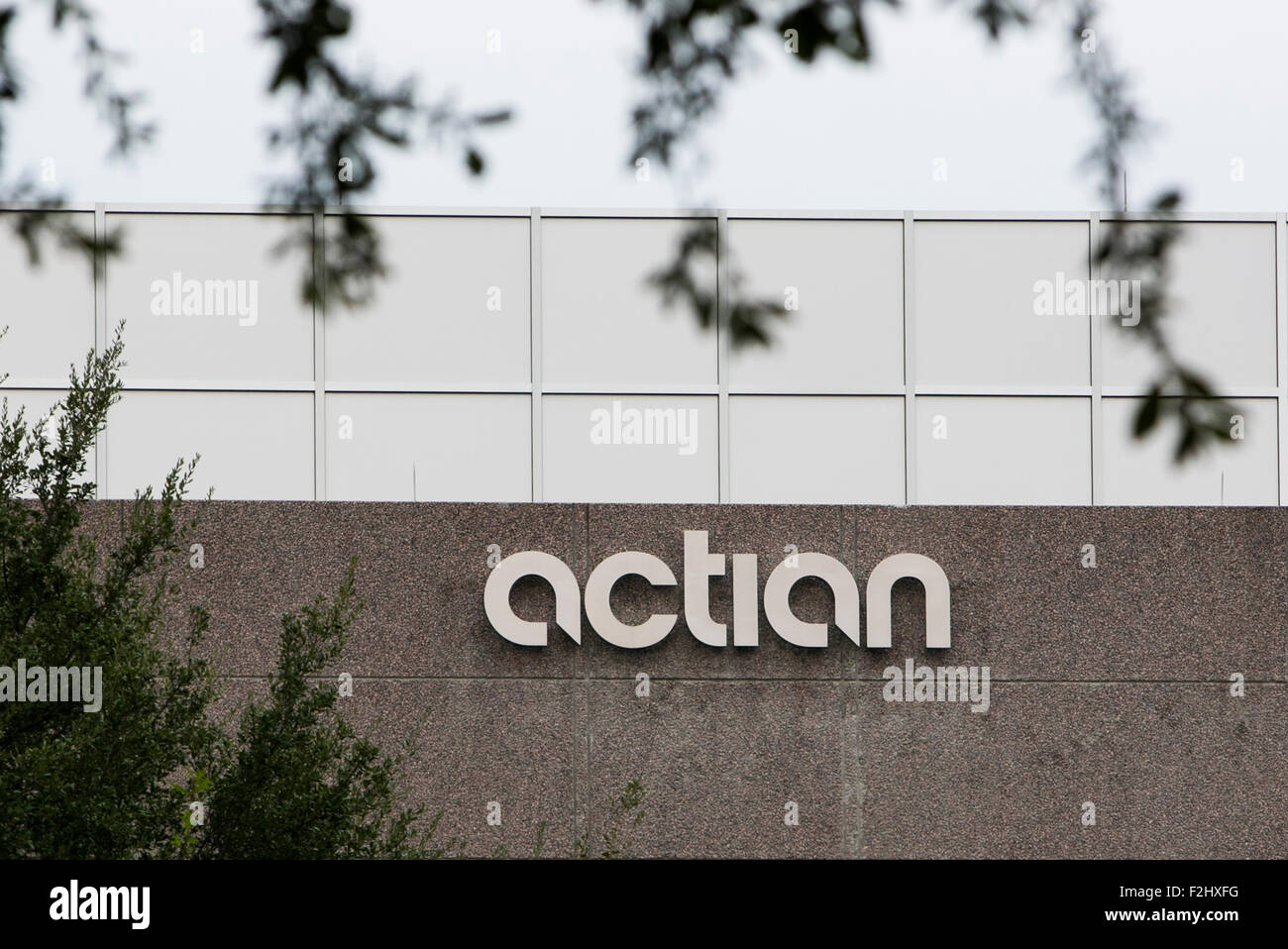 A logo sign outside of a facility occupied by Actian in Austin, Texas ...