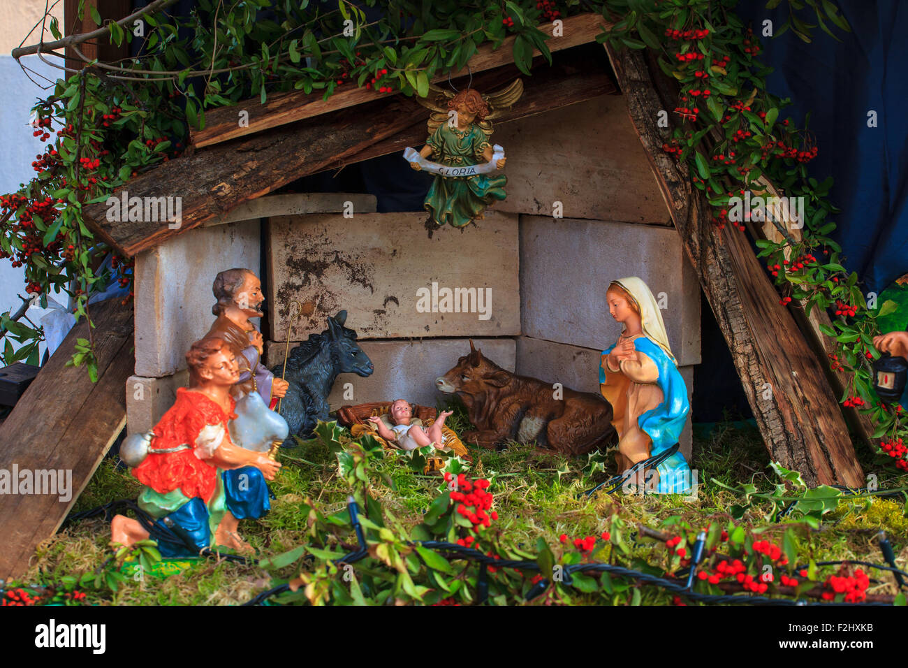 Christmas nativity scene decoration hi-res stock photography and images - Alamy