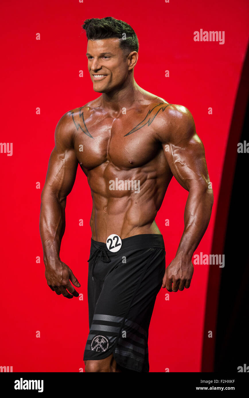 Las Vegas, Nevada, USA. 19th Sep, 2015. JAMES HURST competes in the Men ...