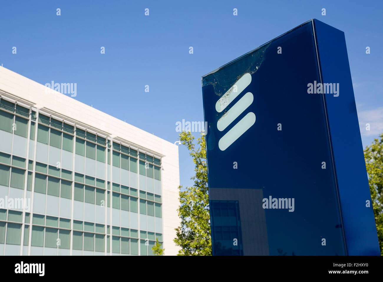 Ericsson logo hi-res stock photography and images - Alamy
