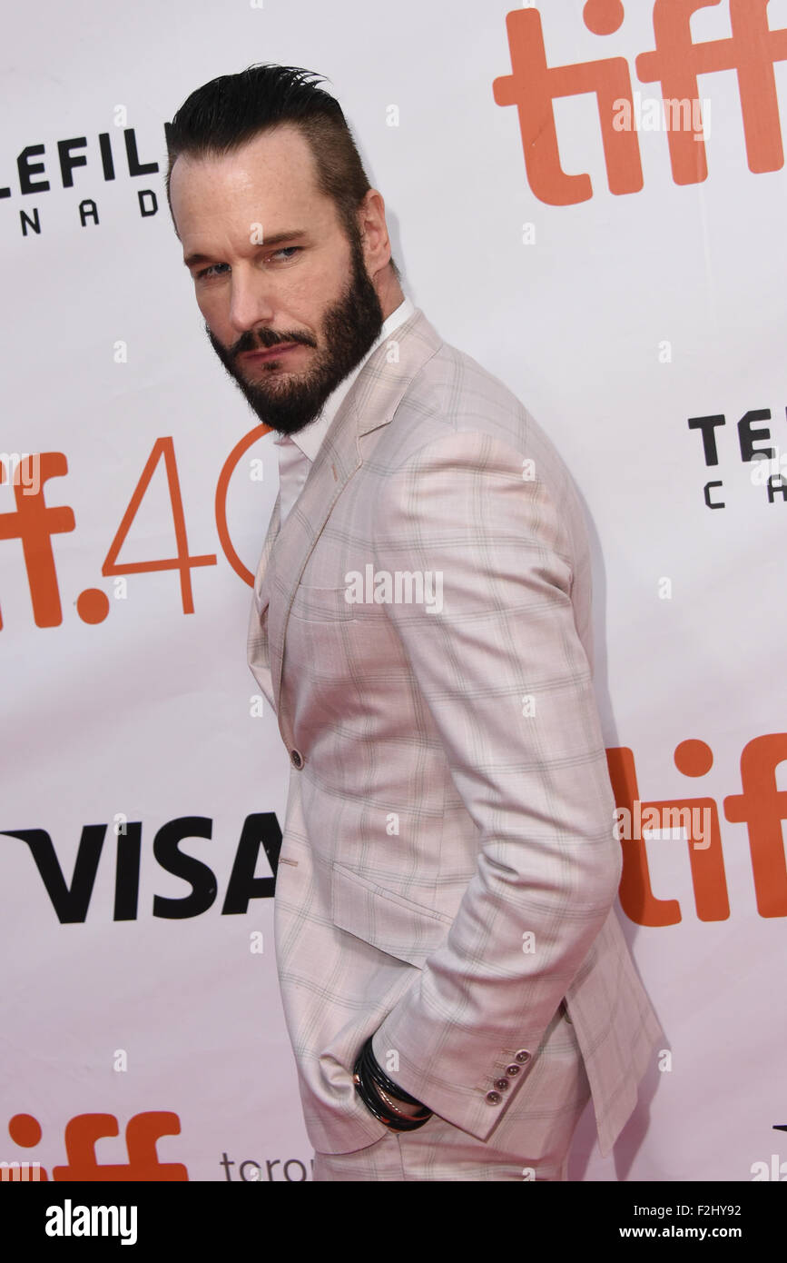 Toronto, Ontario, Canada. 19th Sep, 2015. Actor MICHAEL EKLUND attends the 'Mr. Right' premiere ...