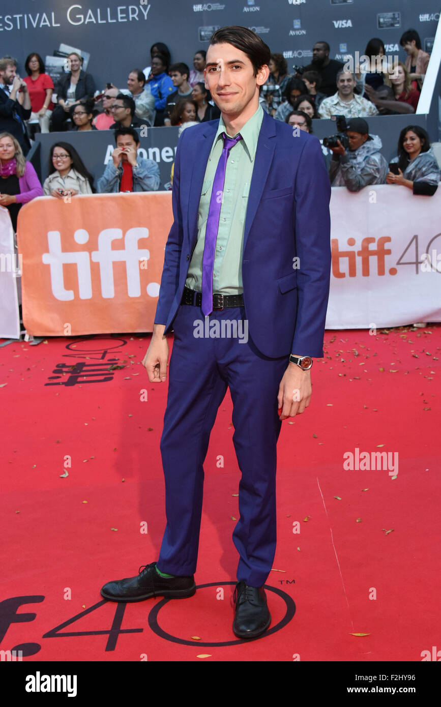 Toronto, Ontario, Canada. 19th Sep, 2015. Screenwriter MAX LANDIS ...