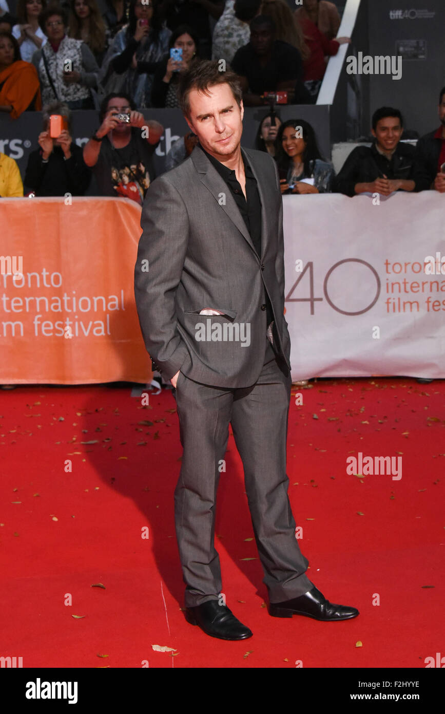 Toronto, Ontario, Canada. 19th Sep, 2015. Actor SAM ROCKWELL attends ...