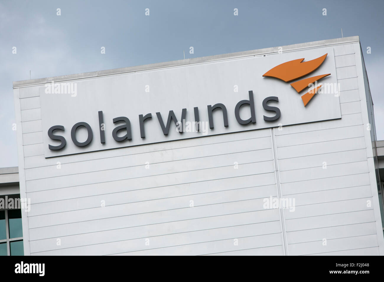 Solarwinds sign hi-res stock photography and images - Alamy