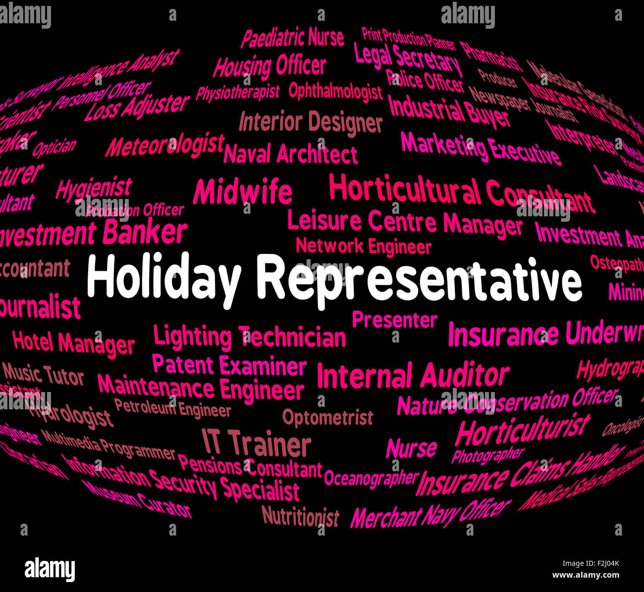 Holiday Representative Indicating Go On Leave And Salesmen Employment ...