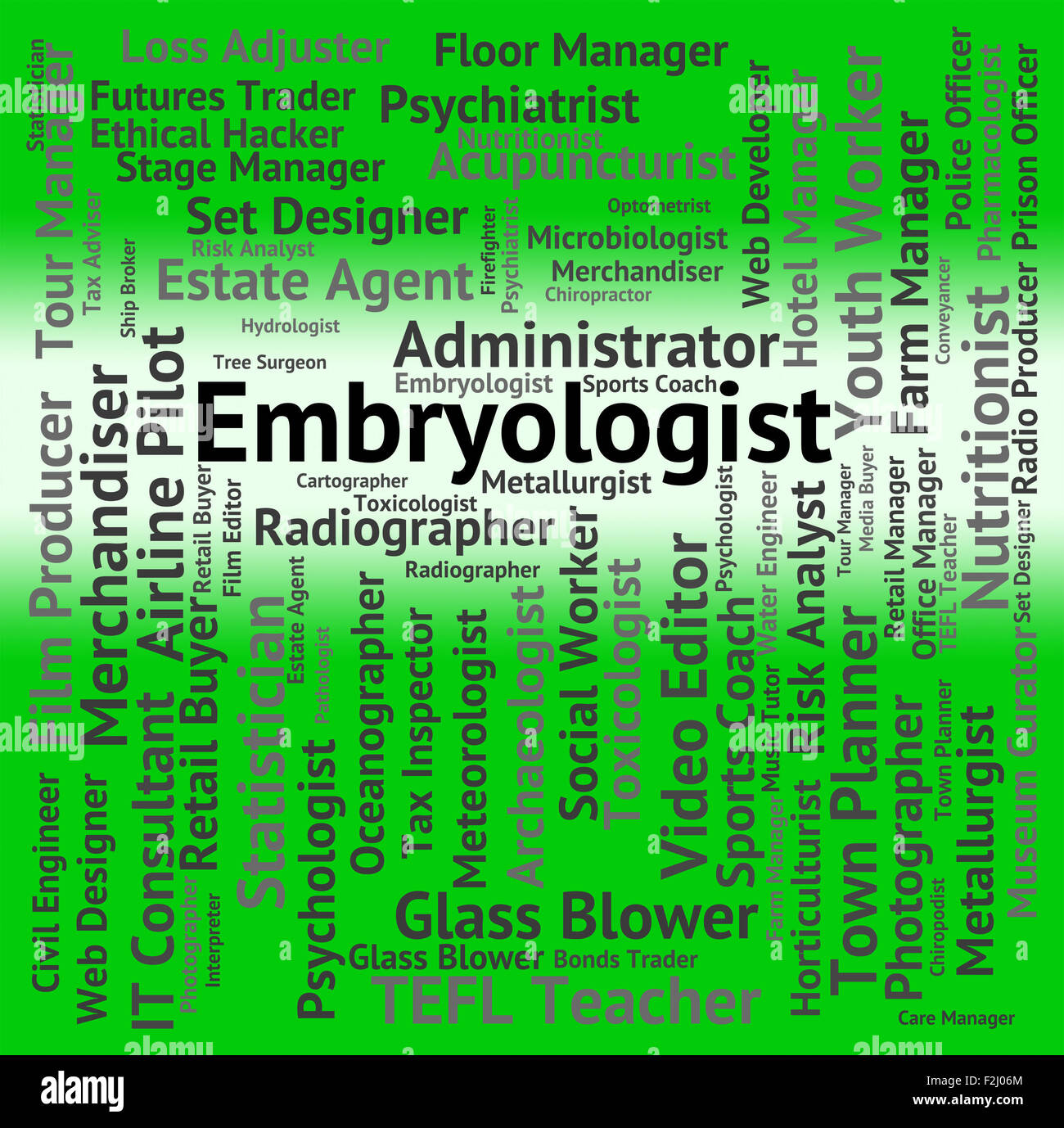 Embryologist Job Indicating Experts Employee And Occupations Stock ...