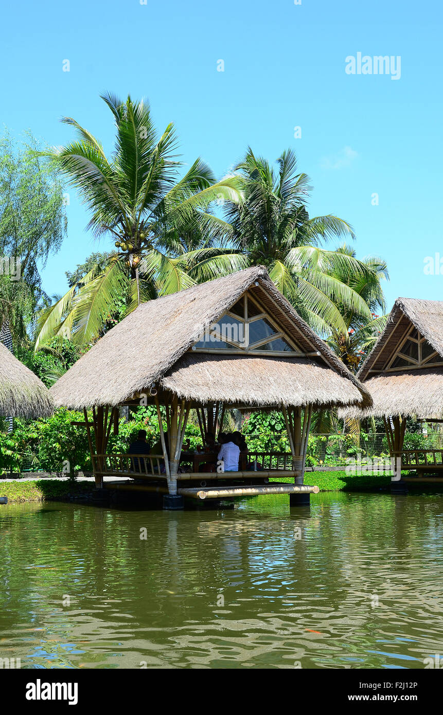 Tradisional Sunda house call Saung, in Sundaness restaurant at Ubud ...