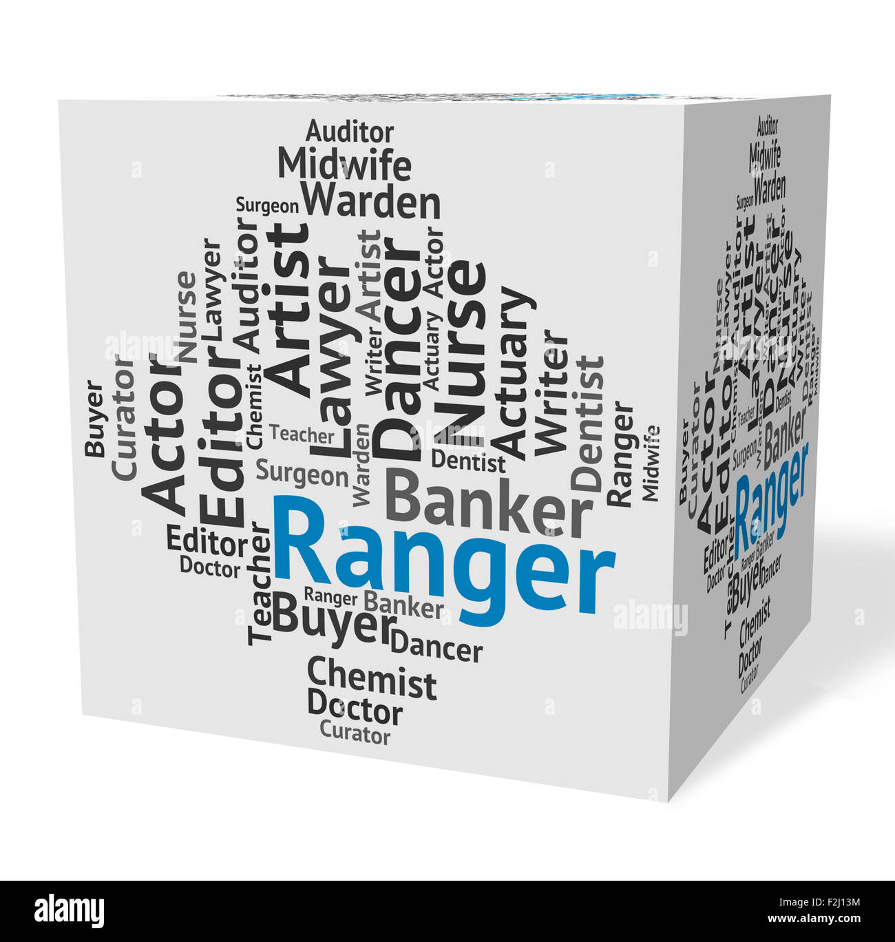 Ranger Job Showing Rangers Employee And Occupation Stock Photo - Alamy