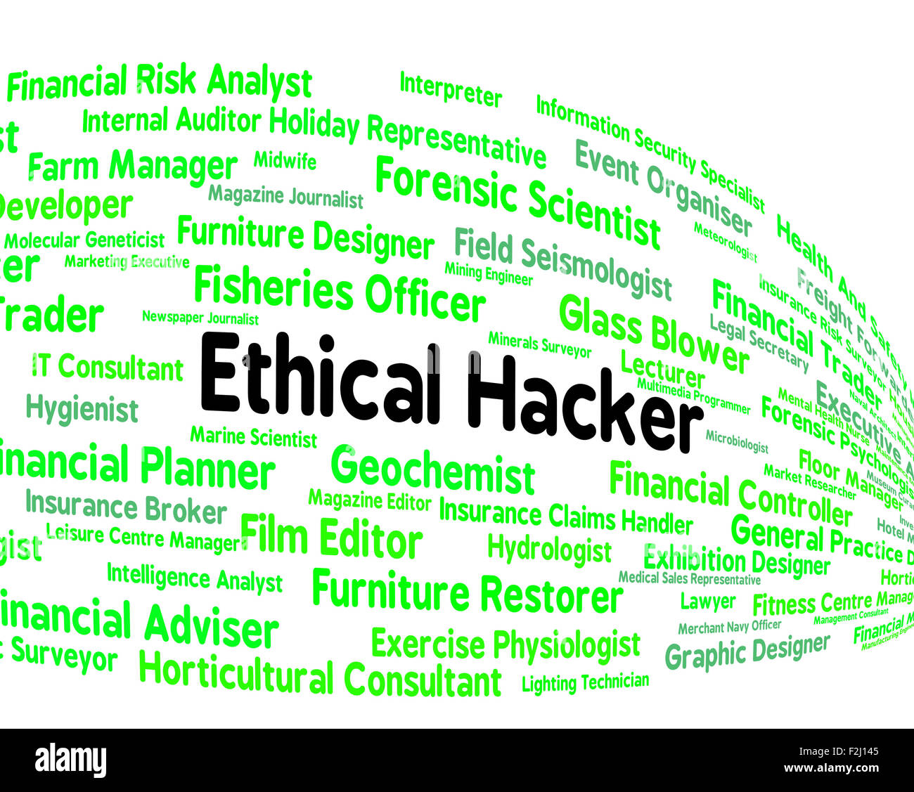 Ethical Hacker Meaning Contract Out And Words Stock Photo - Alamy