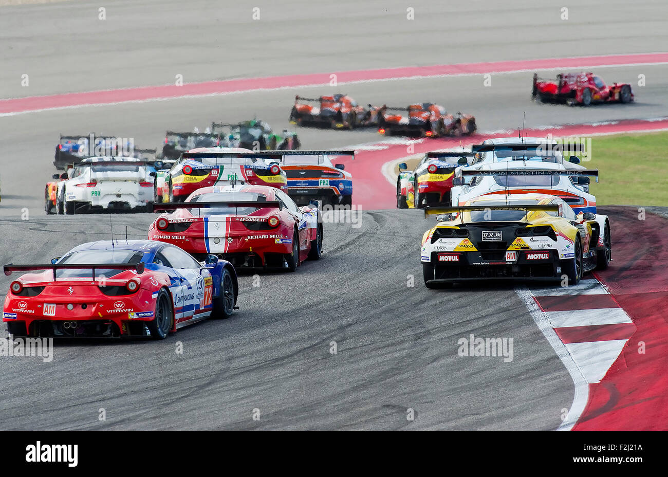 Austin, Texas, USA. 19th Sep, 2015. Race Start of the FIA WEC 6 Hours ...