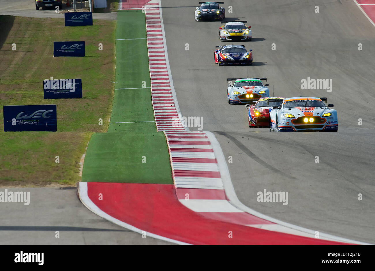 Austin, Texas, USA. 19th Sep, 2015. Pre race warm up for the FIA WEC 6 ...