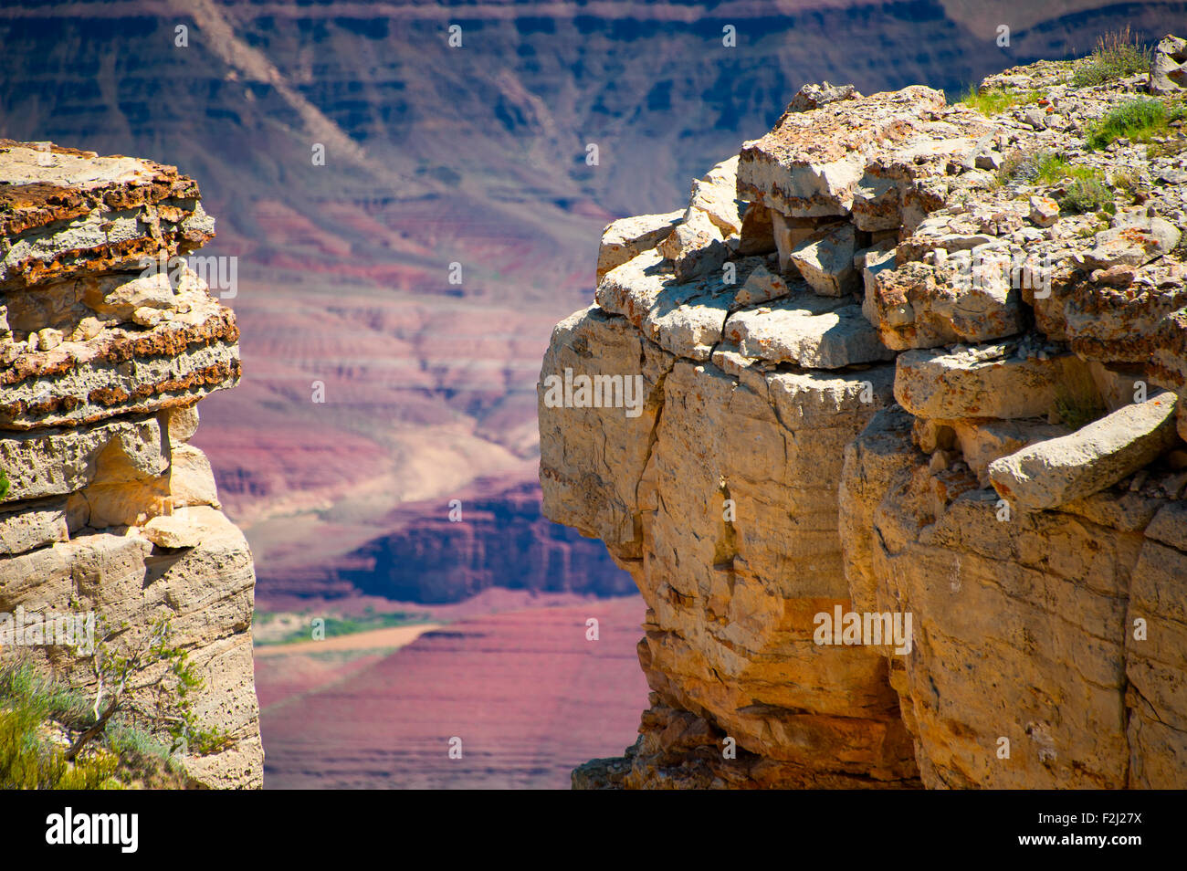 Rock formations in a canyon, Grand Canyon, Grand Canyon National Park ...