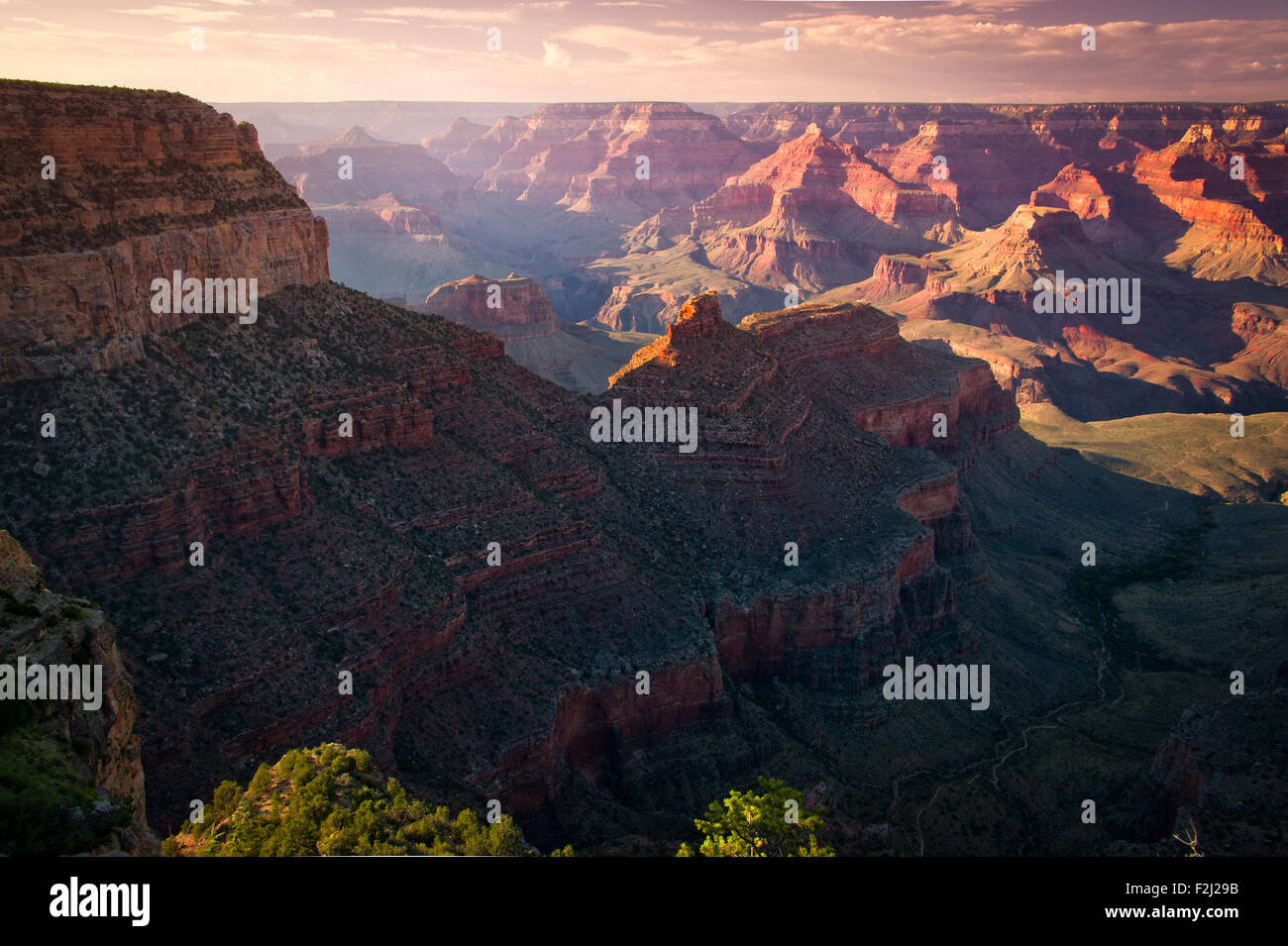 Rock formations in a canyon, Grand Canyon, Grand Canyon National Park ...