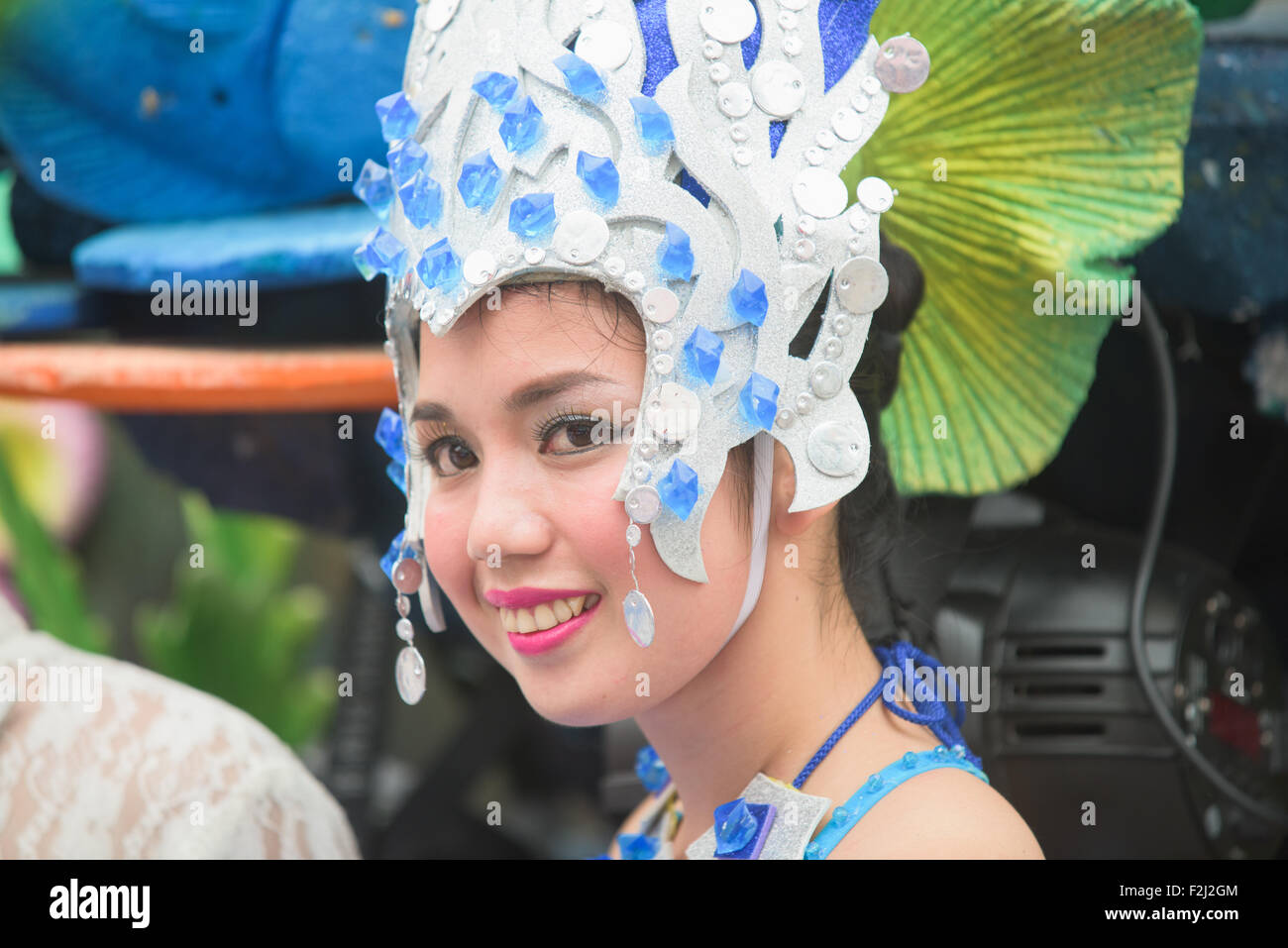 Participant of the Float Parade of the 17th Gensan Tuna Festival in ...