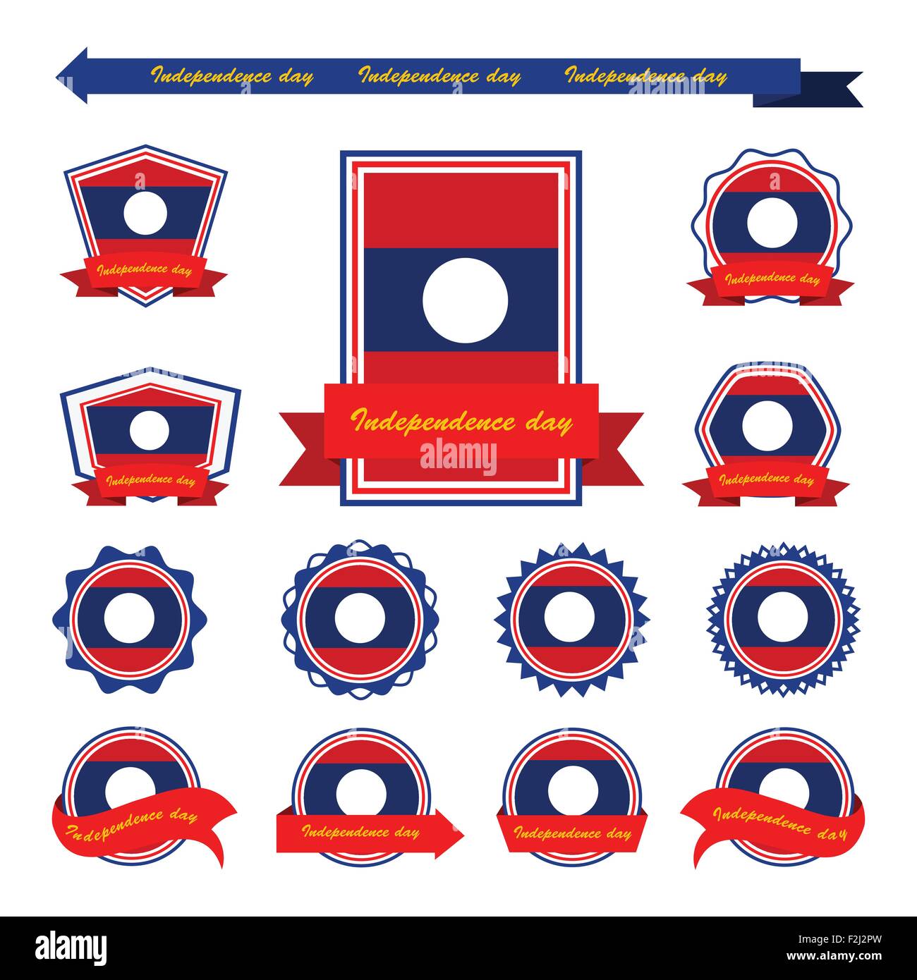 Traditional laos flag hi-res stock photography and images - Alamy