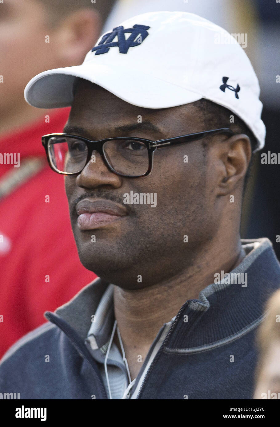 South Bend, Indiana, USA. 19th Sep, 2015. Former NBA star David ...