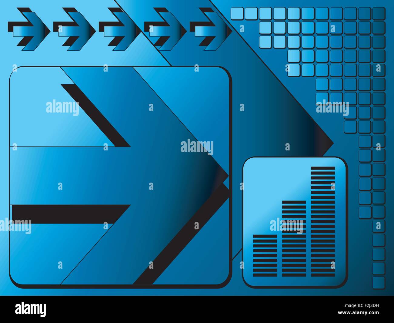 Abstract background with arrows and rectangular. Vector illustration ...