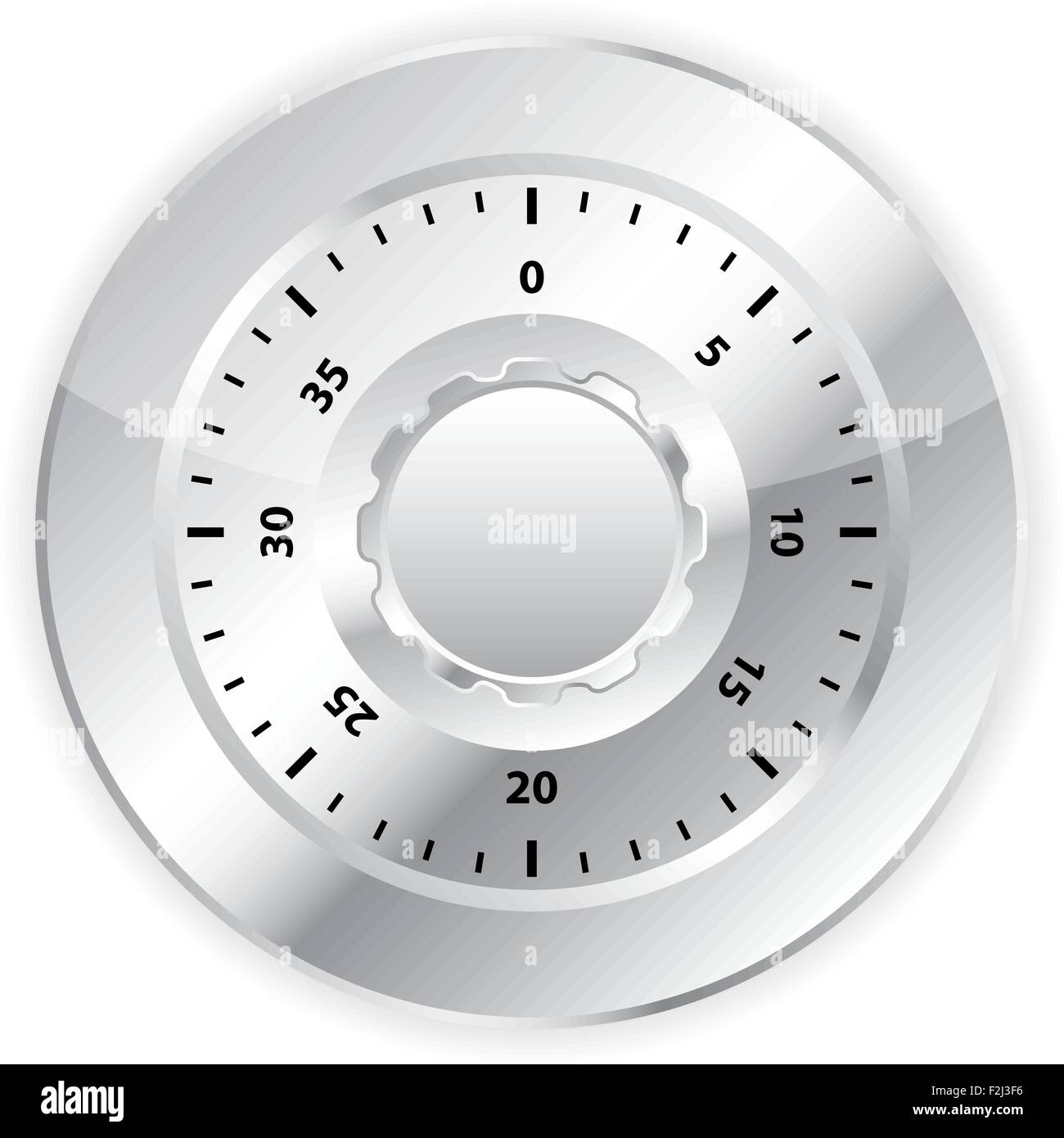 Combination lock on white background. Vector illustration Stock Vector ...