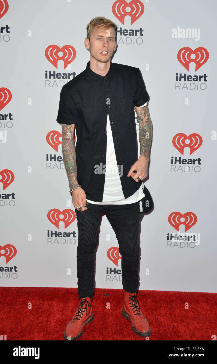 Las Vegas, Nevada, USA. 19th Sep, 2015. Rapper Machine Gun Kelly ...