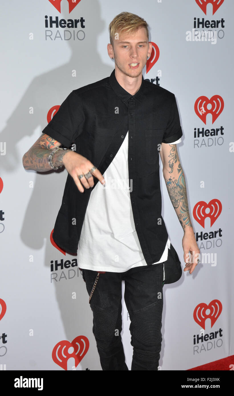Las Vegas, Nevada, USA. 19th Sep, 2015. Rapper Machine Gun Kelly ...