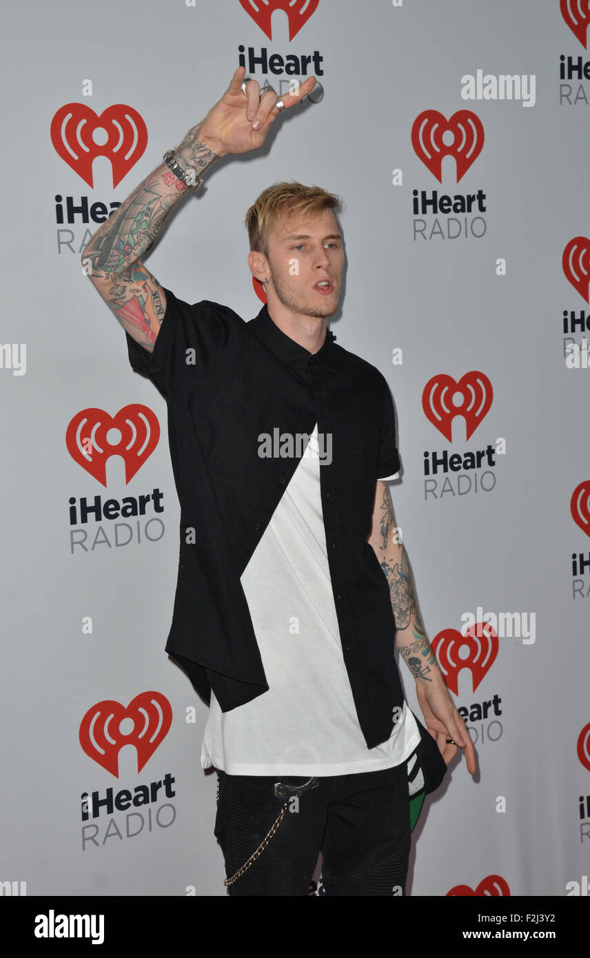 Las Vegas, Nevada, USA. 19th Sep, 2015. Rapper Machine Gun Kelly ...