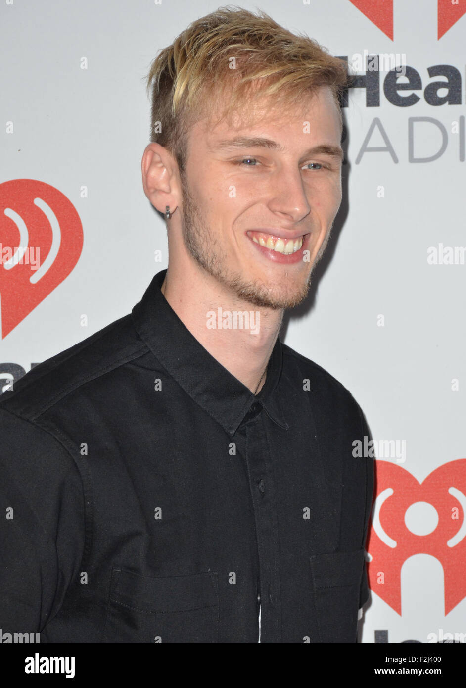 Las Vegas, Nevada, USA. 19th Sep, 2015. Rapper Machine Gun Kelly ...